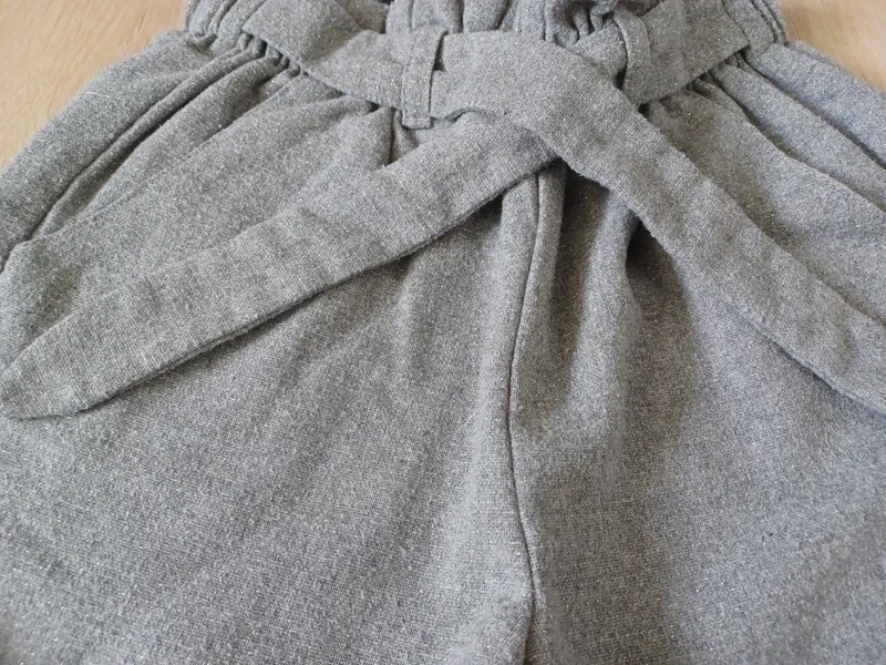 Sequin grey paperbag shorts TAO - 9 years Tape à l'œil